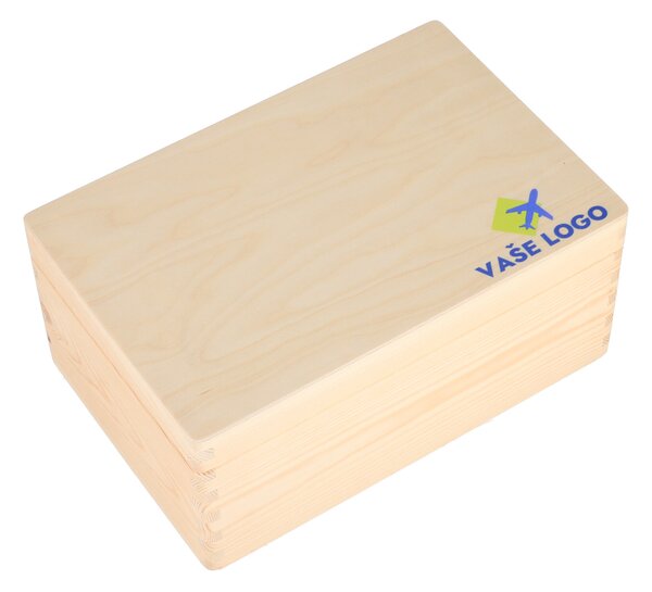 ATMOWOOD Škatla s pokrovom 30 x 20 x 14 cm | FAVI.si