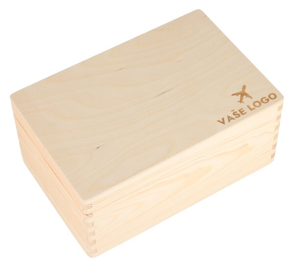 ATMOWOOD Škatla s pokrovom 30 x 20 x 14 cm | FAVI.si
