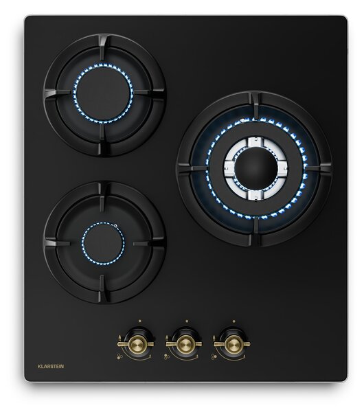 Klarstein Victoria plinska kuhalna plošča | 3 aluminijasti gorilniki ...