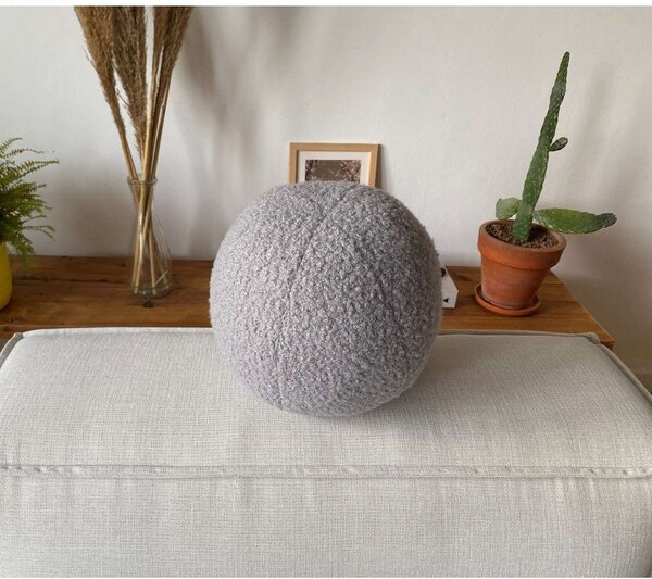 Okrasna blazina iz tkanine bouclé ø 20 cm Top – Mioli Decor | FAVI.si