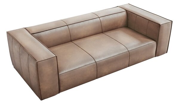 Svetlo rjava usnjena zofa 227 cm Madame - Windsor & Co Sofas | FAVI.si