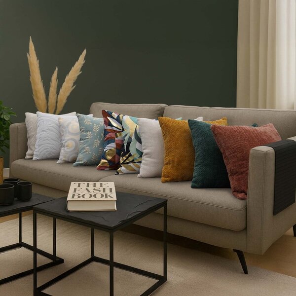 Prevleka za blazino iz šenilje 40x40 cm Leo – douceur d'intérieur | FAVI.si